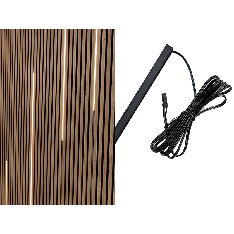 LEDexperten | MODUL G2 Akustikpanel LED Skinne 3000K 4W 24V Ra90 Dim 60 cm