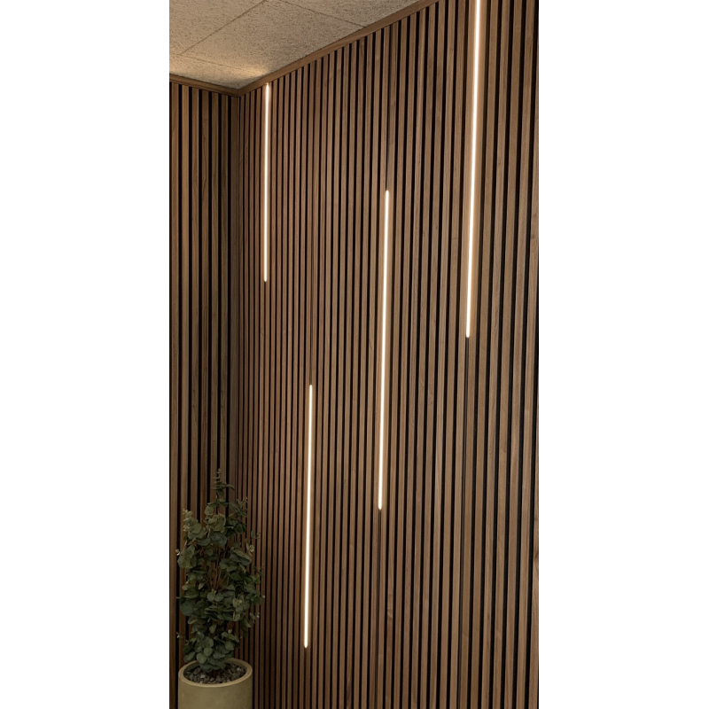 LEDexperten | Akustikpanel G2 LED Lys Sæt (Med Fjernbetjening) - 4x60 cm