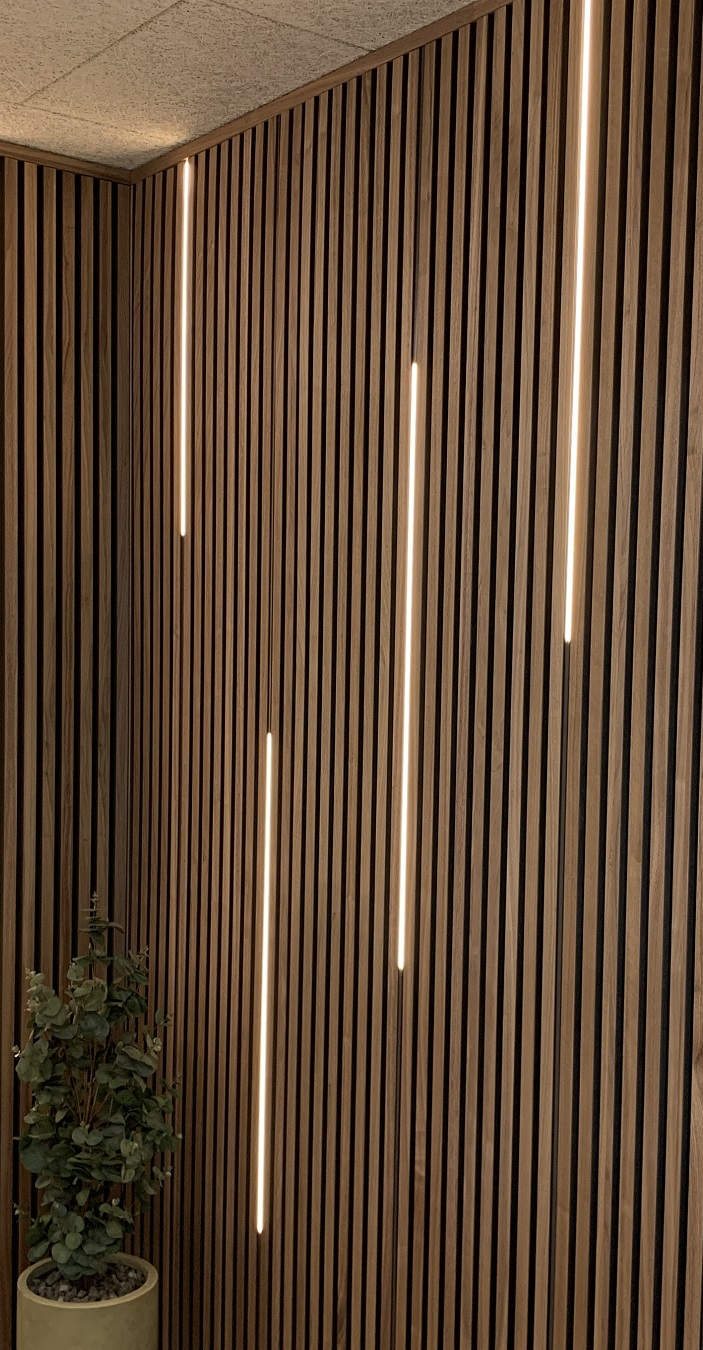 LEDexperten | Akustikpanel G2 LED Lys Sæt (Med Fjernbetjening) - 4x60 cm